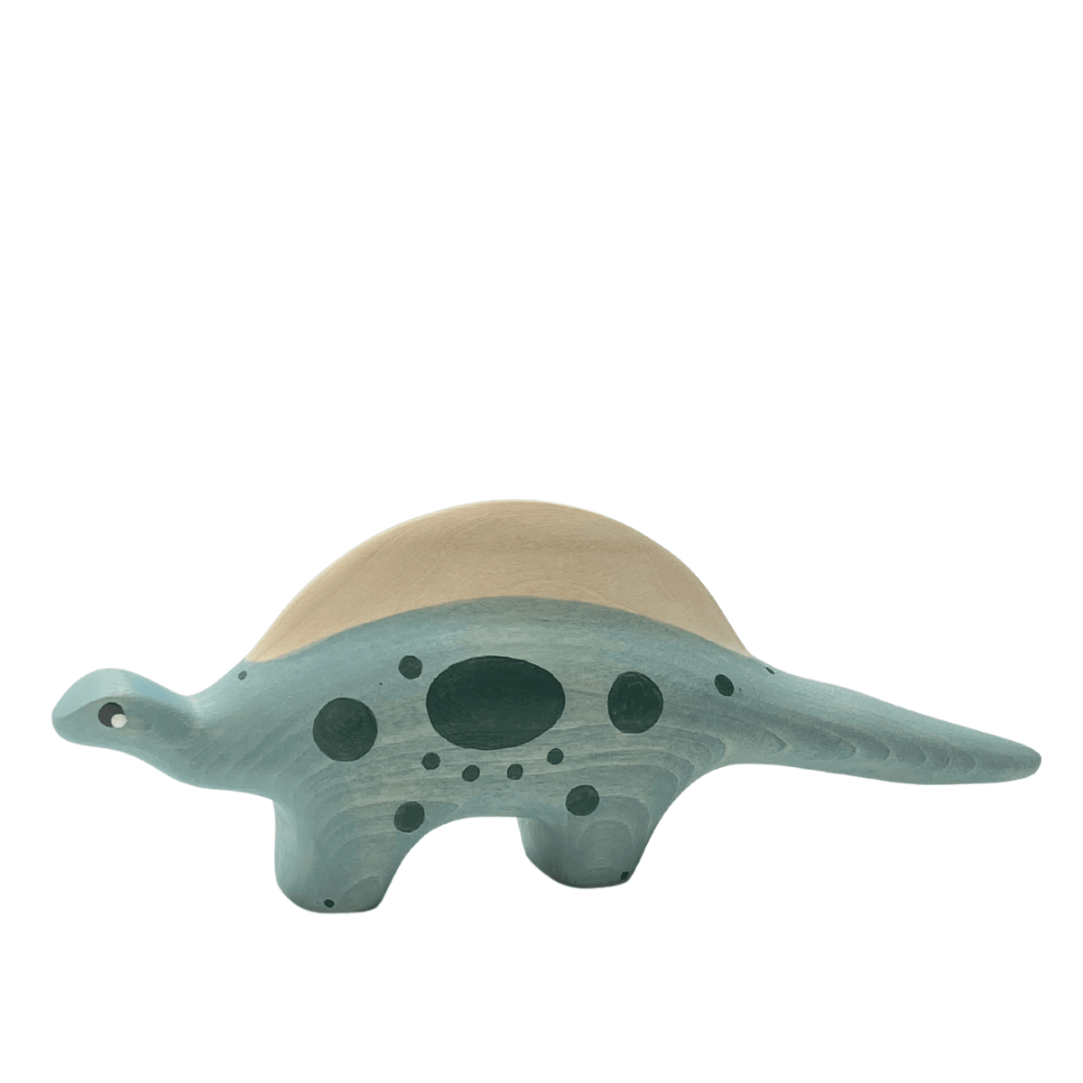 Wooden toy Edaphosaurus Dinosaur made in Russia.